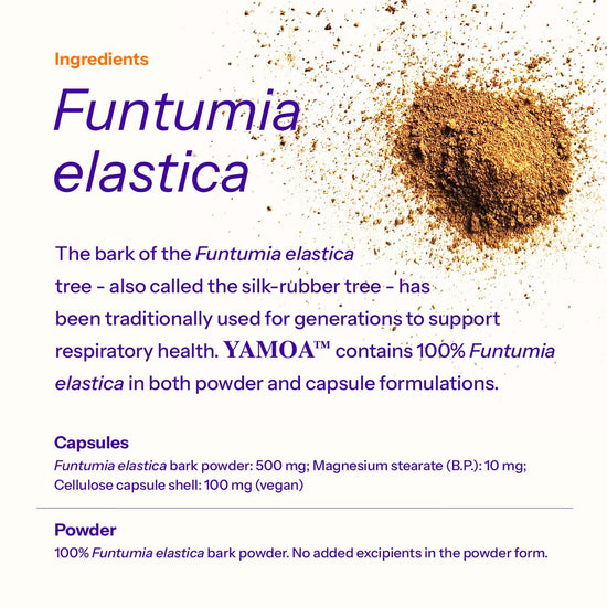 Yamoa™ Powder & Capsules Food Supplement for Natural Respiratory ...