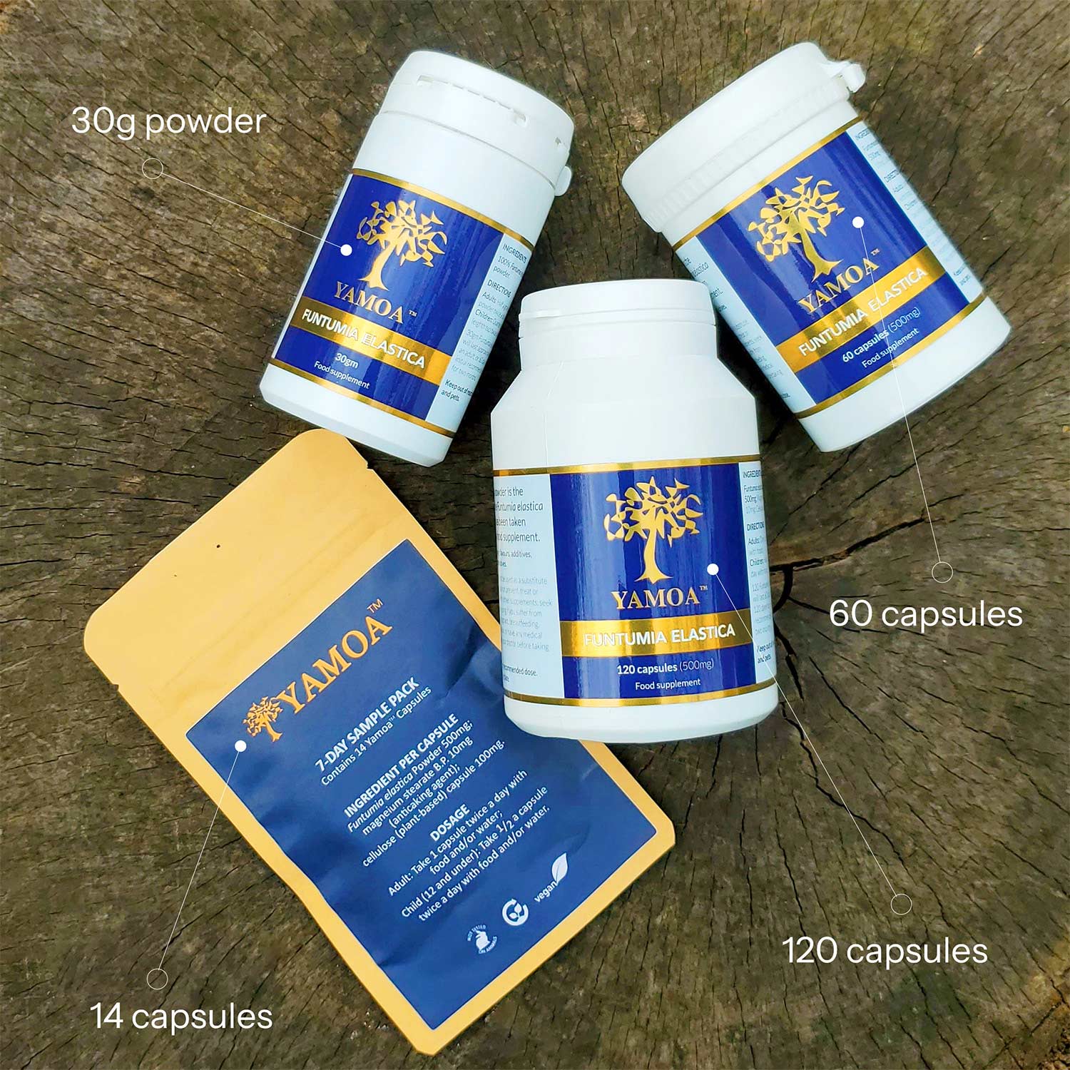Yamoa™ Powder & Capsules Food Supplement for Natural Respiratory ...